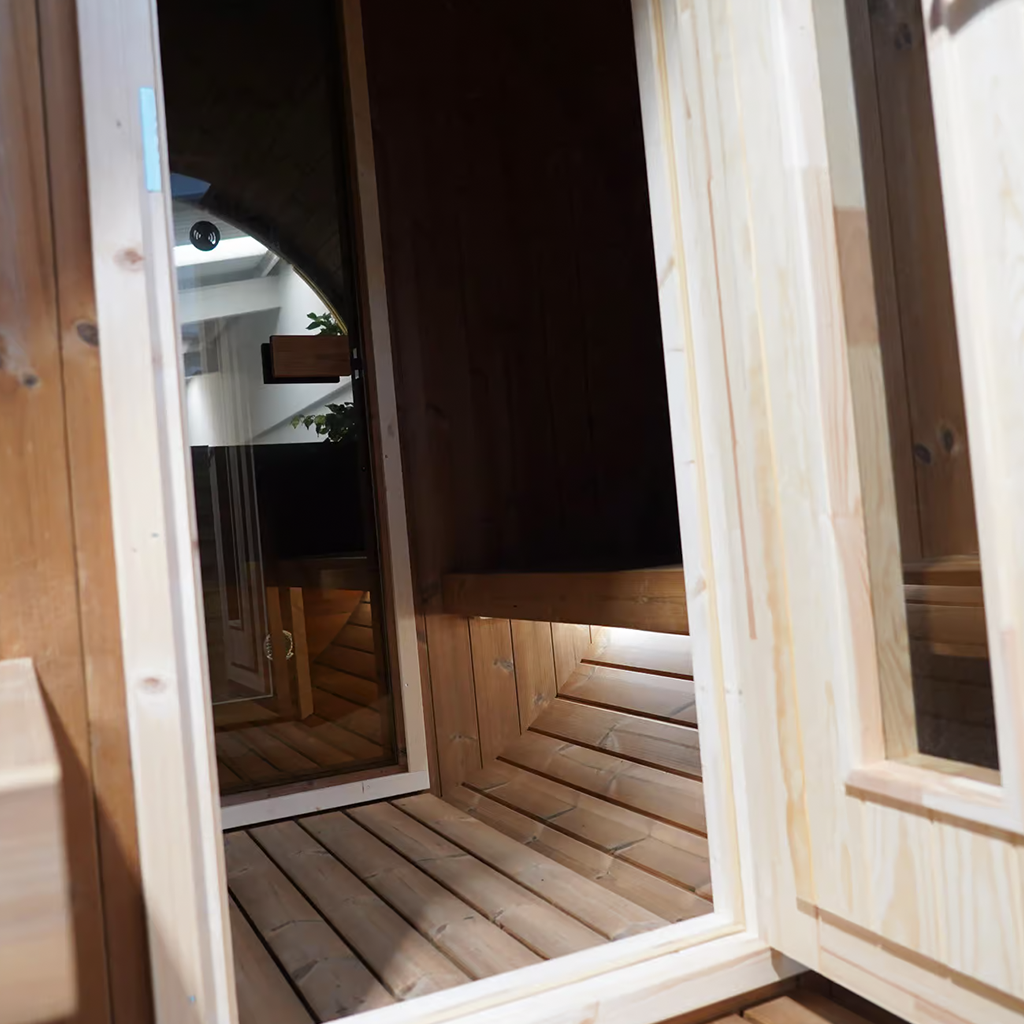 Barrel 400 Sauna By EmbaWood - Better Living Outdoors