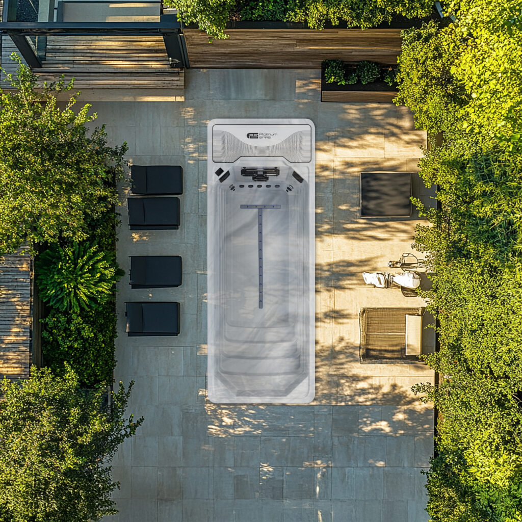 The Chronos Mini Pool Swim Spa - Better Living Outdoors